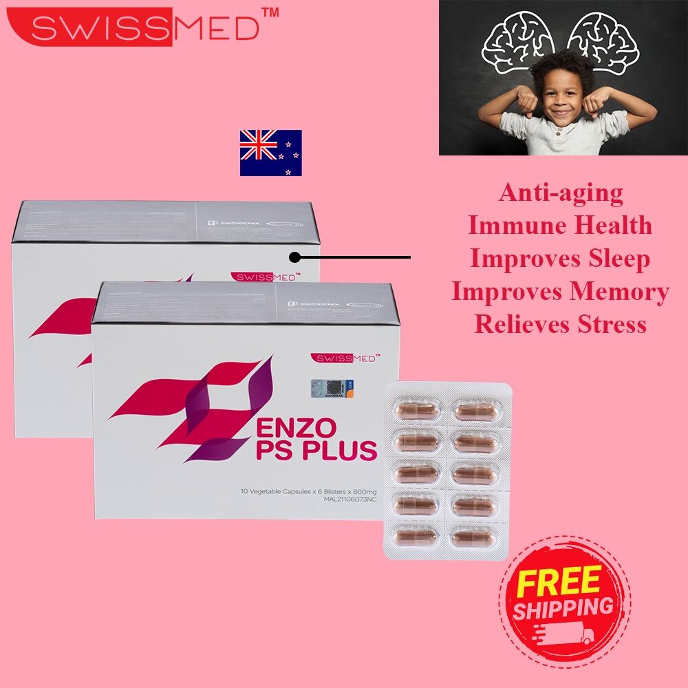 SWISSMED™ ENZO PS PLUS 2x60’S Brain Health & Antioxidant | Lazada