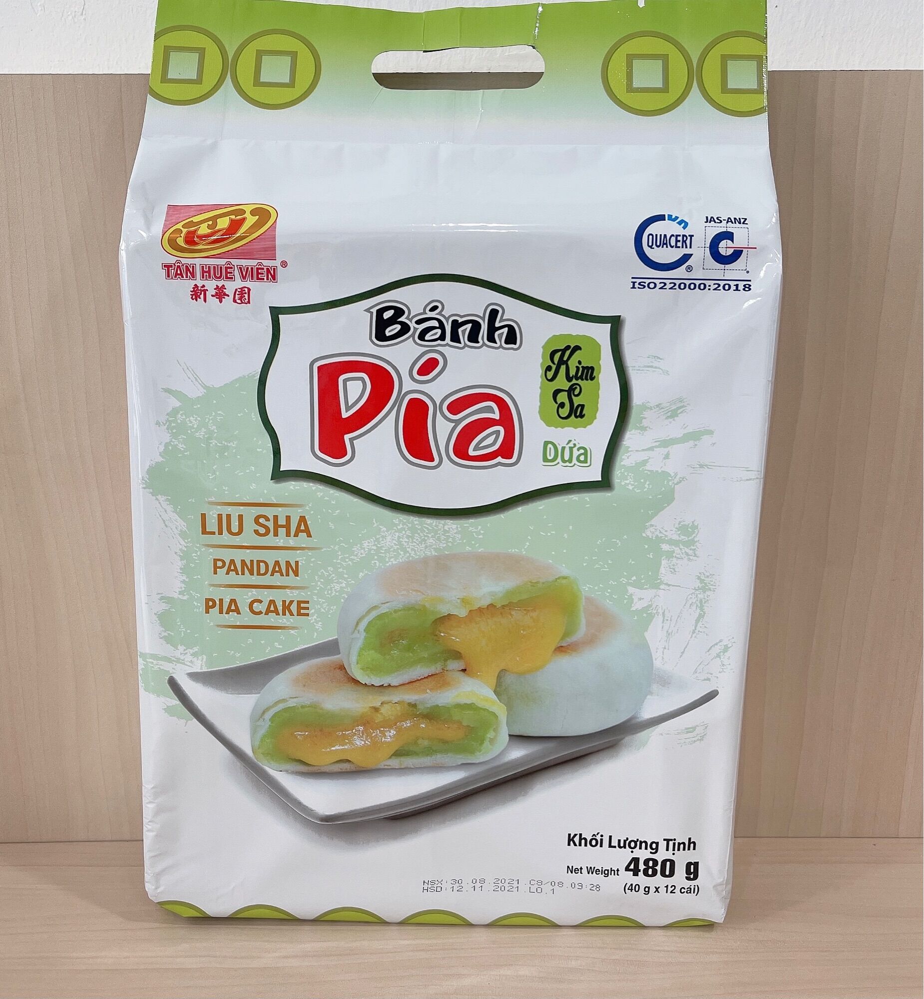 Banh Pia Kim Sa Tan Hue Vien Liu Sha Pia Cake | Lazada