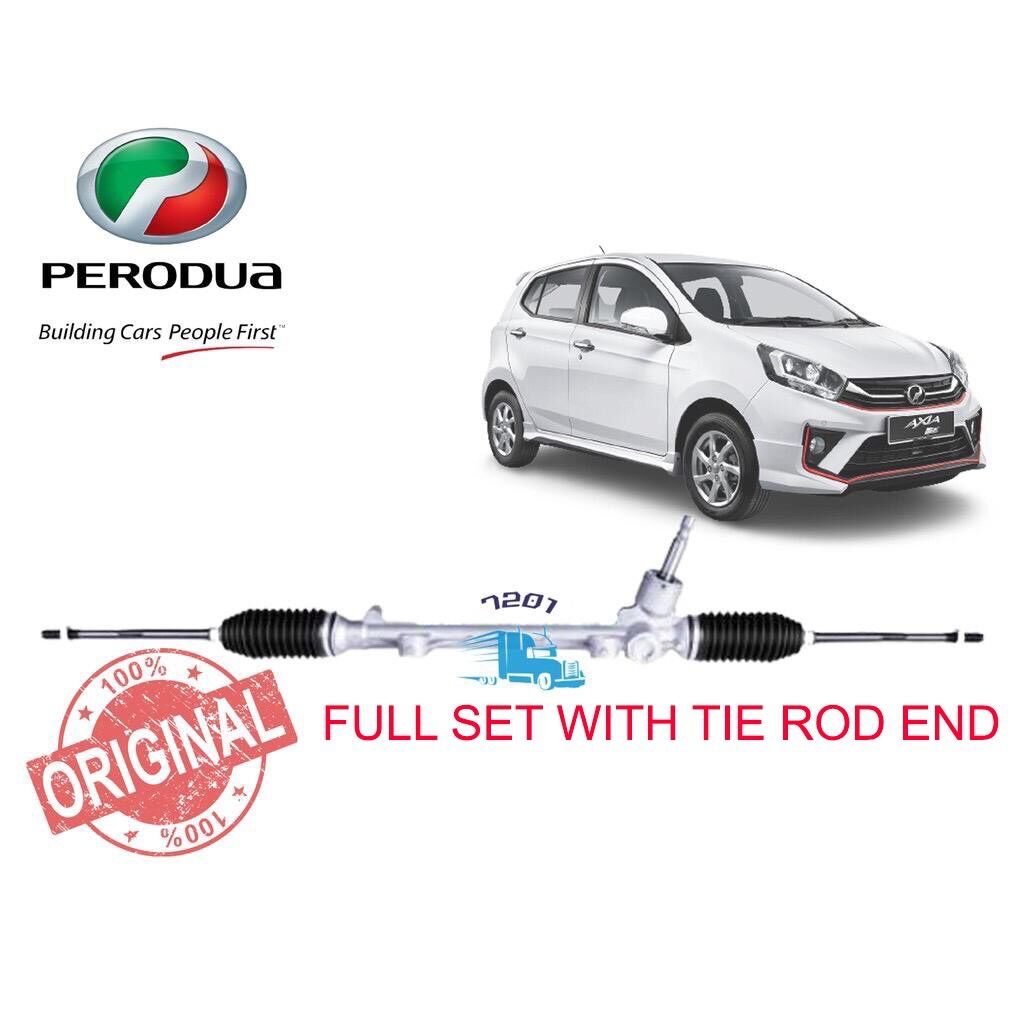 100% ORIGINAL AXIA STEERING RACK WITH TIE ROD END (NEW) | Lazada