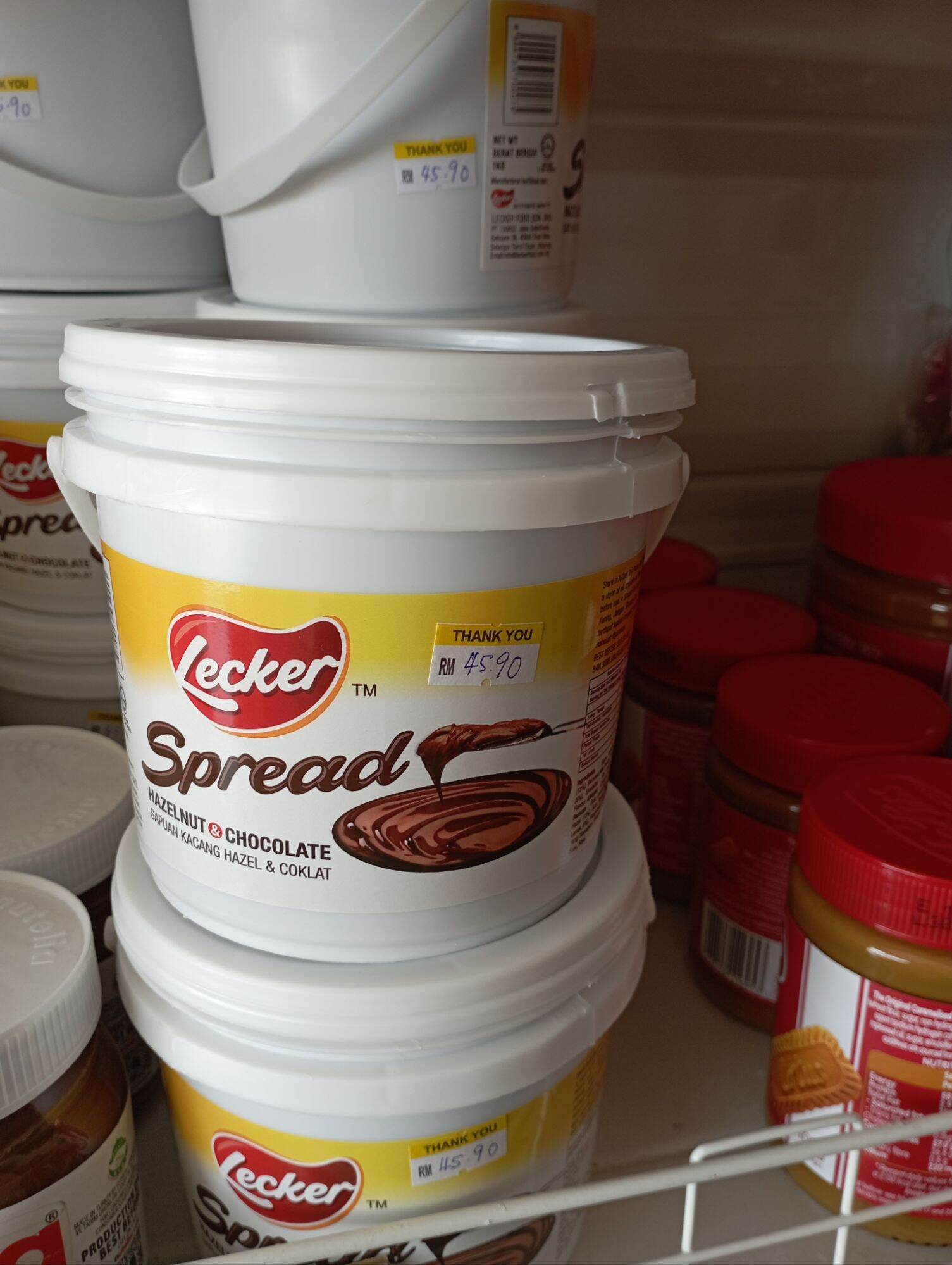 Lecker Spread Hazelnut chocolate 1kg | Lazada