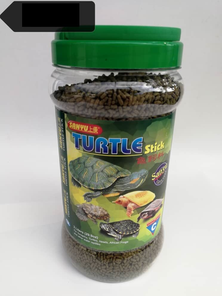 Sanyu Turtle Tortoise Stick Food Feed 850gram / 2Litres [Terrapin, Newt ...