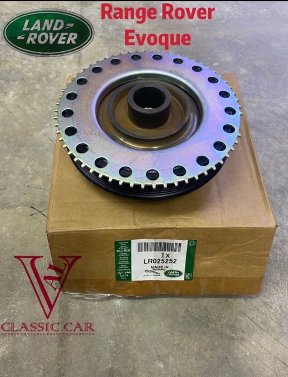( 100% ORIGINAL ) LAND ROVER EVOQUE CRANK SHAFT PULLEY / MAIN PULLEY ...
