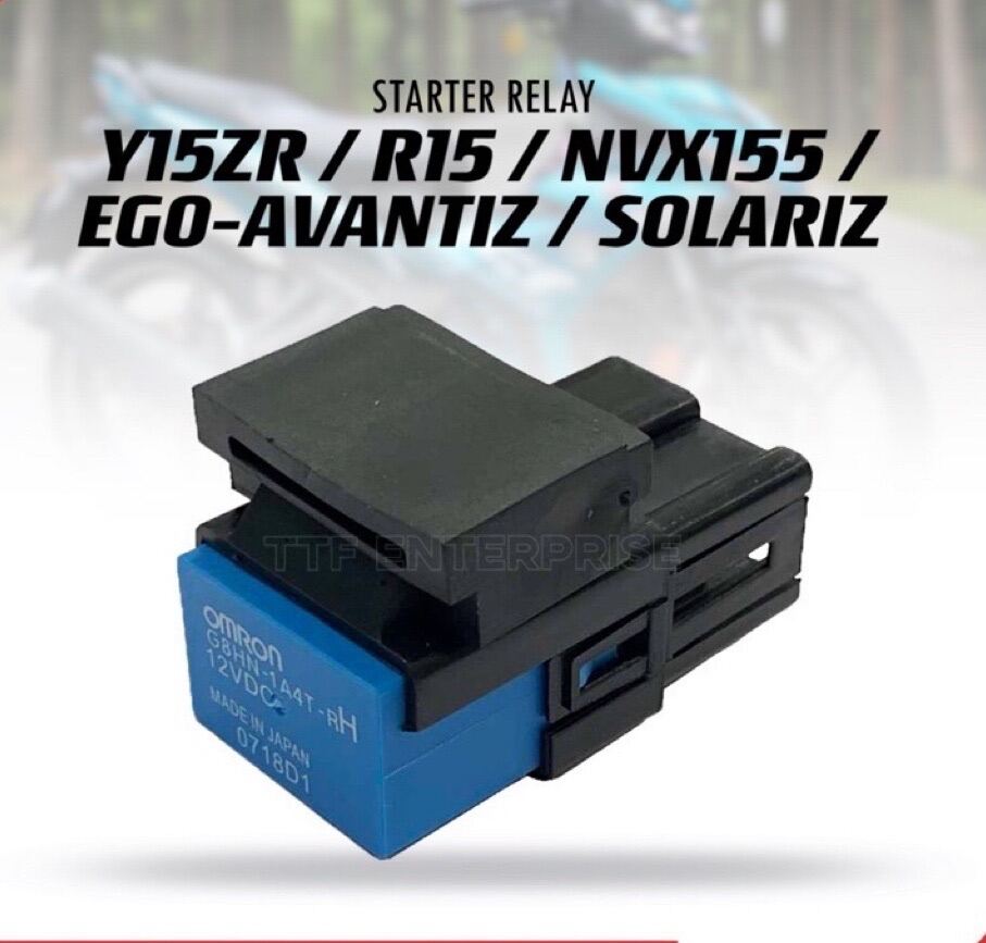 YAMAHA Y15ZR / NVX155 / R15 / EGO-AVANTIZ / SOLARIZ STARTER RELAY | Lazada