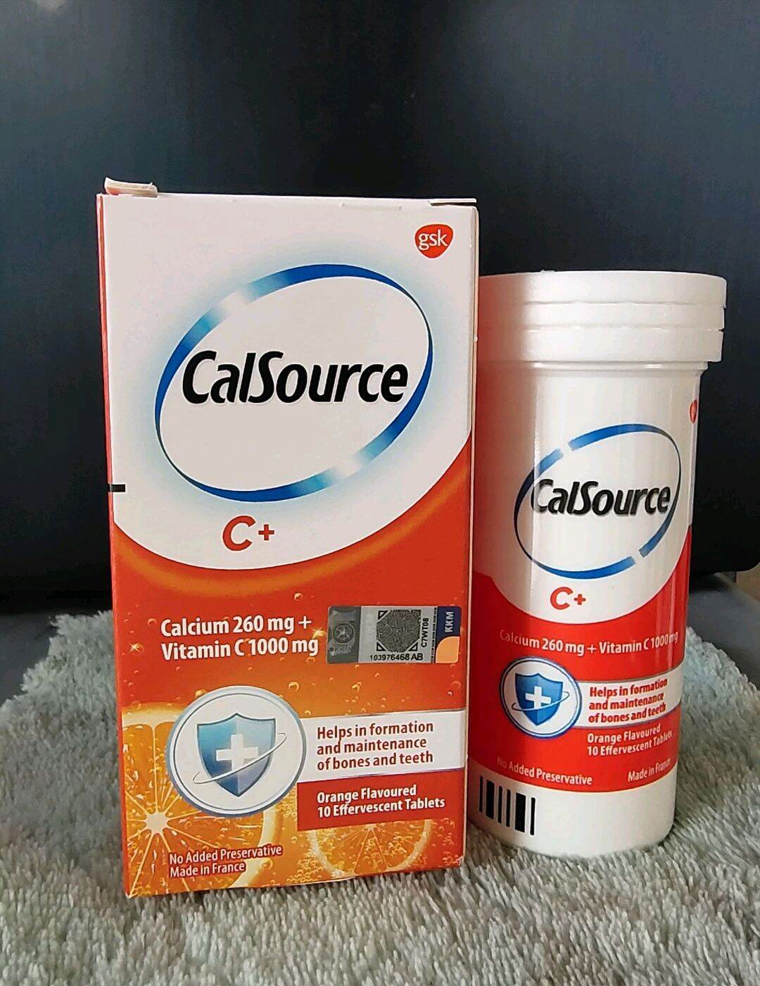 Calsource Calcium + Vit C Effervescent Tablet 10s | Lazada