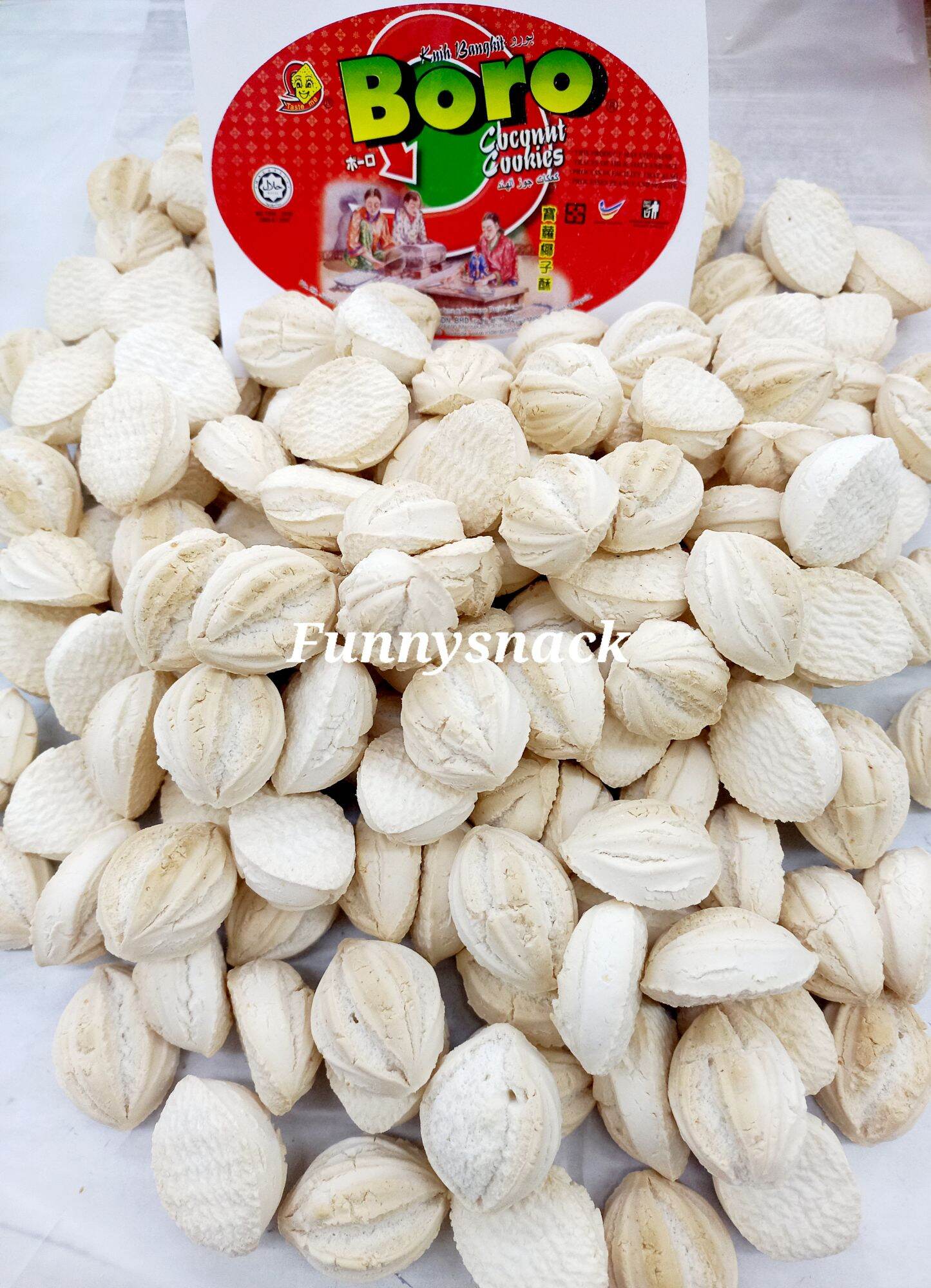 Es 800g++ Boro Kuih Bangkit Biskut Coconut Cookies *Biskut Timbang ...