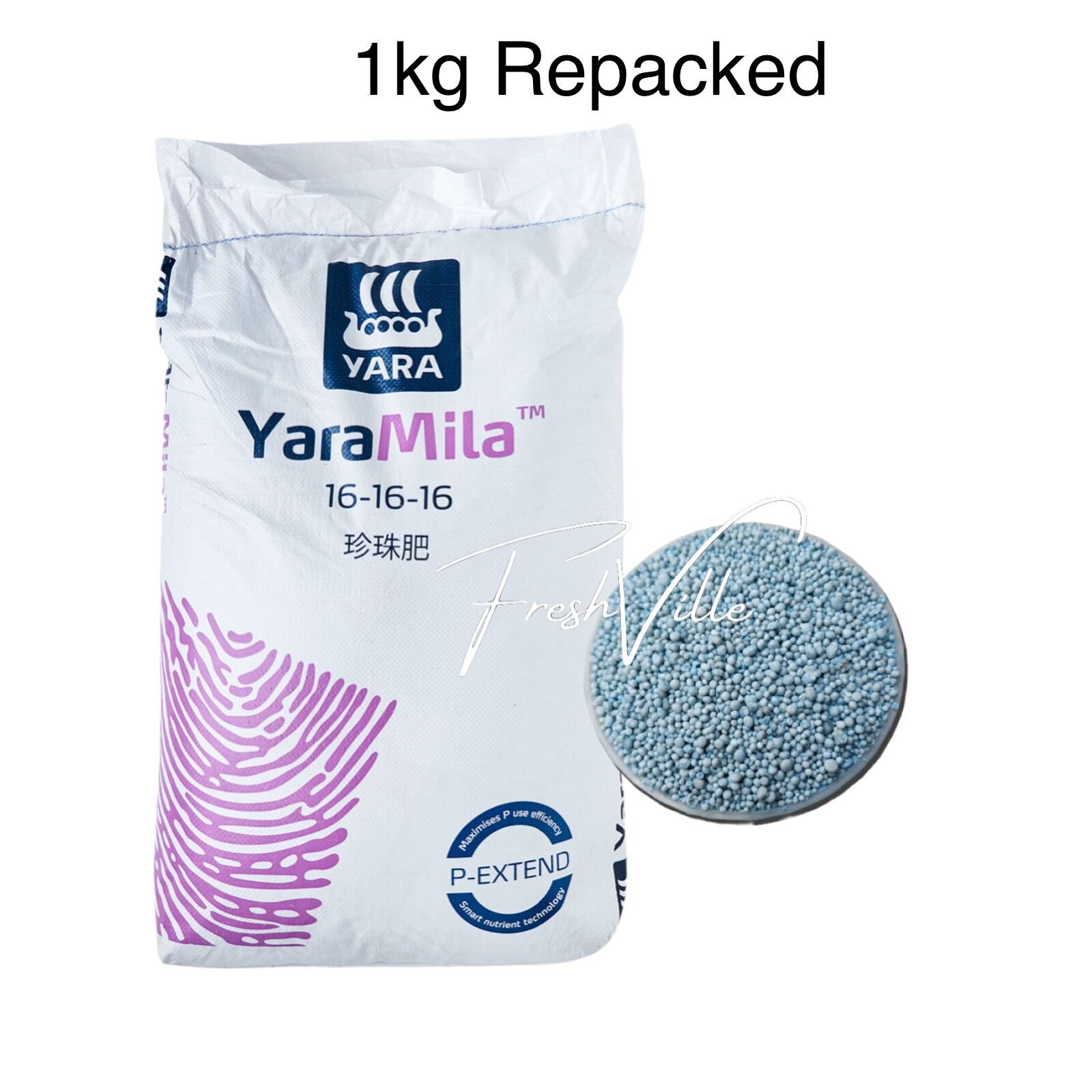 [ FreshVille ] 1kg Repacked Yara Mila 16-16-16 Baja Subur || 珍珠肥 | Lazada