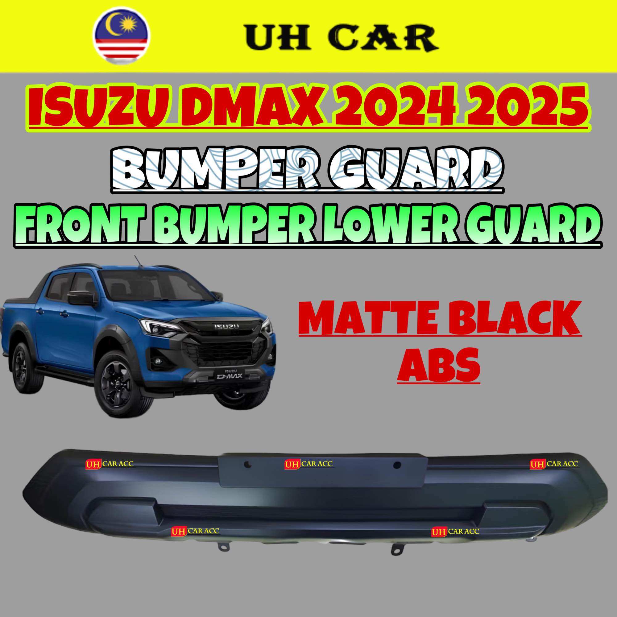 Isuzu Dmax 2024 2025 Front Bumper Lower Guard Protection Cover Bumper ...