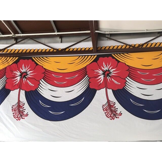 Bunga Raya Banner/ National Flower/Bendera/Flag (meter) | Lazada