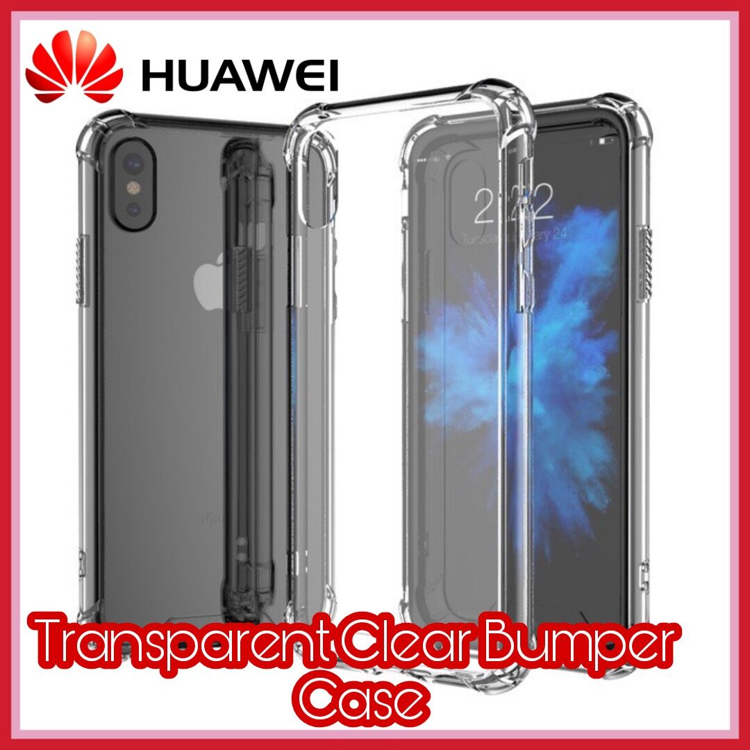 Huawei Transparent Clear Bumper Case NOVA 2I,NOVA 2LITE,NOVA 3I,NOVA 4E ...