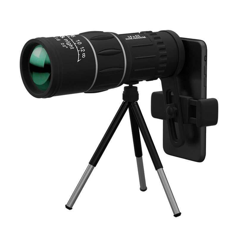 16x52 Monocular Telescope High-Power Dual Focus Optical Zoom Scope High ...