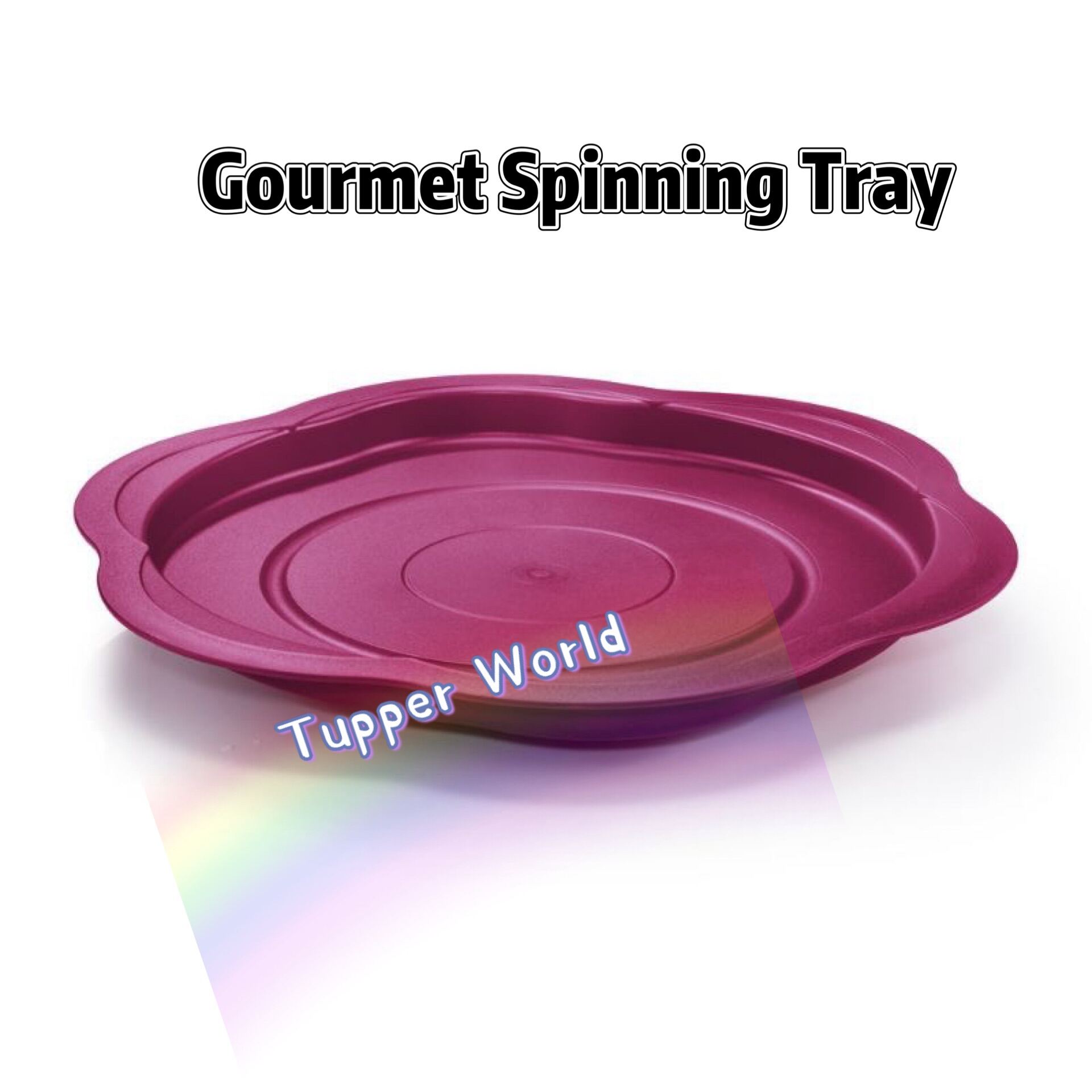 Tupper@ware Gourmet Spinning Tray (1) | Lazada