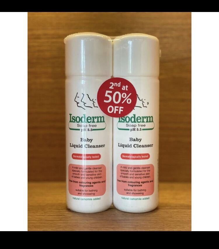 ISODERM BABY LIQUID CLEANSER 250ml/ TWINPACK(2x250ml) | Lazada