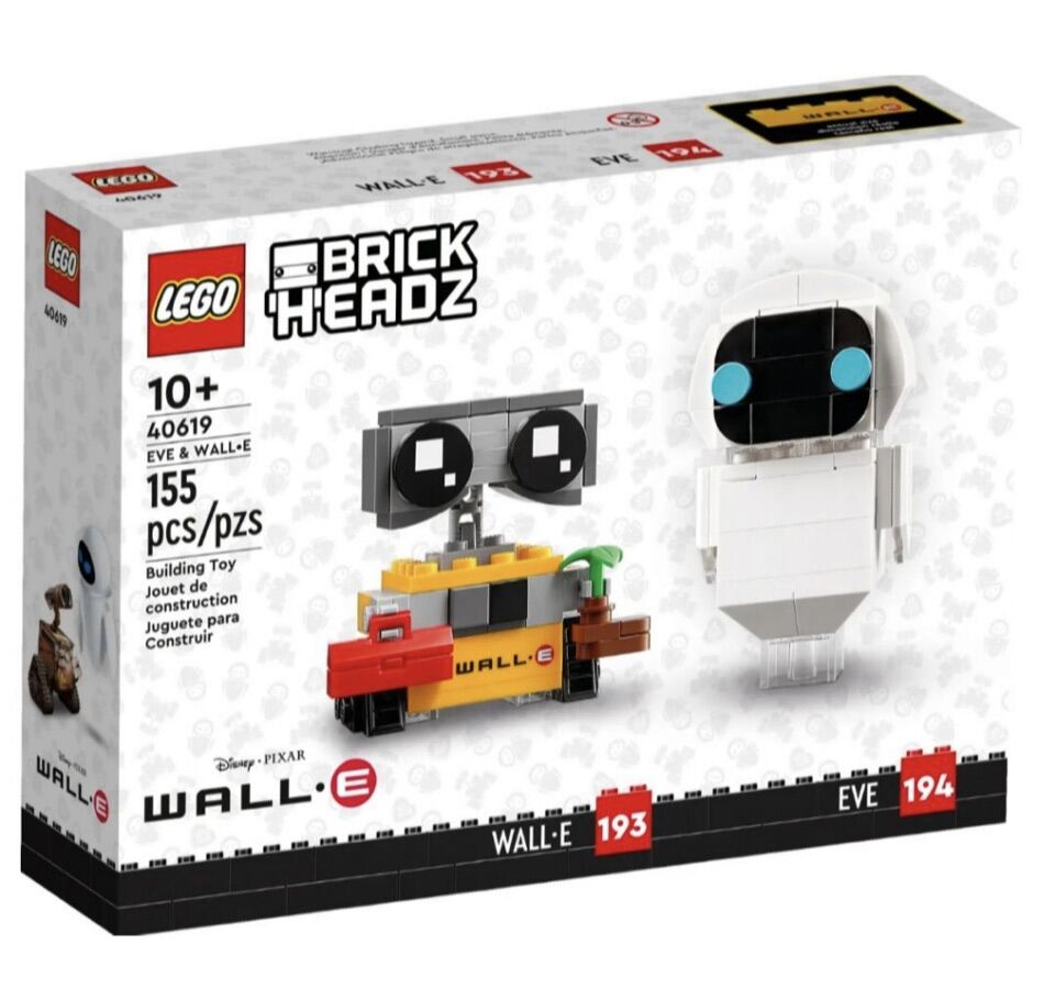 Lego 40619 brickheadz Eve & Wall-E | Lazada