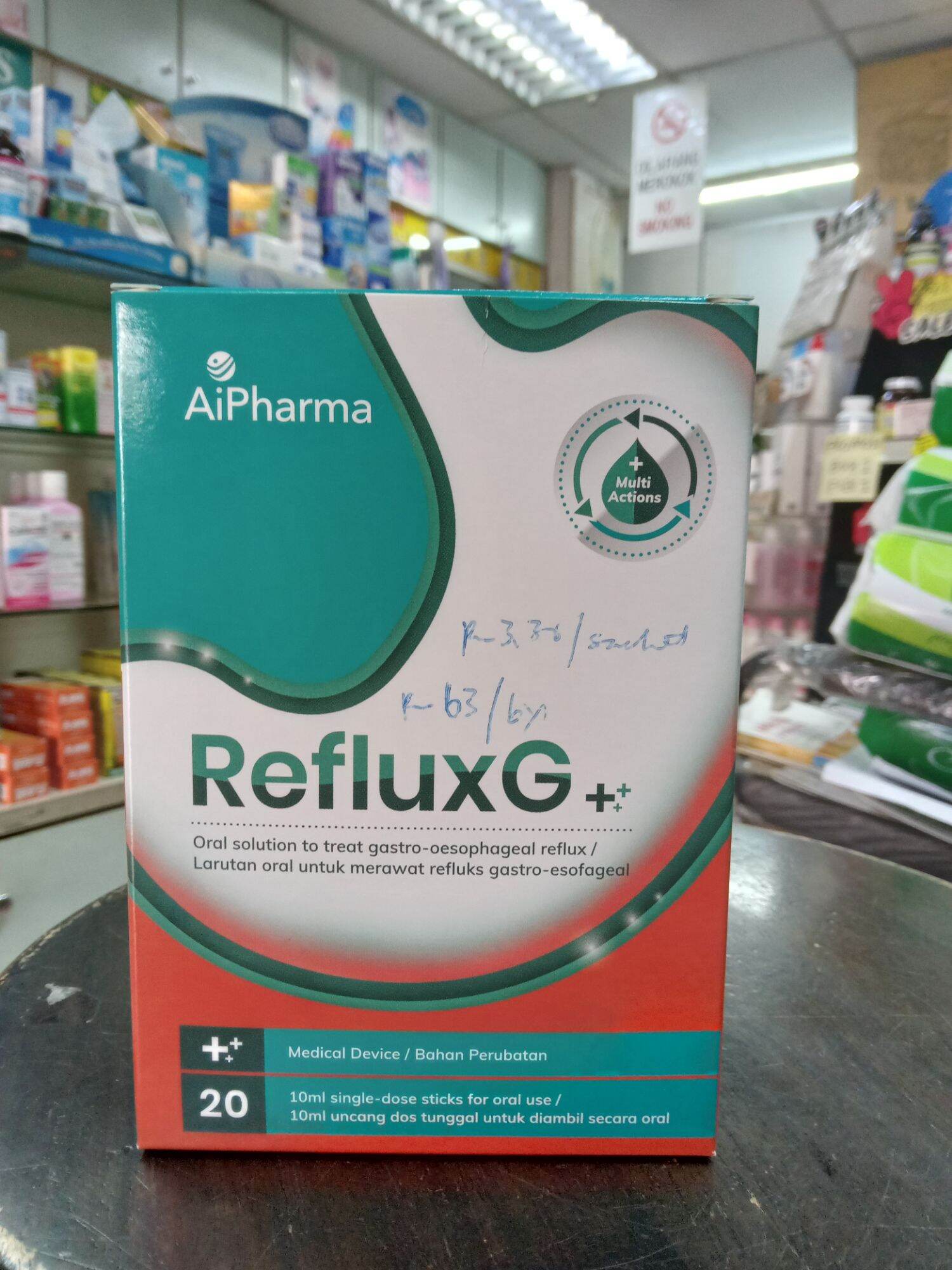 REFLUXG ORAL SOLUTION TO TREAT GASTRO-OESOPHAGEAL REFLUX 10ML EXP FEB ...