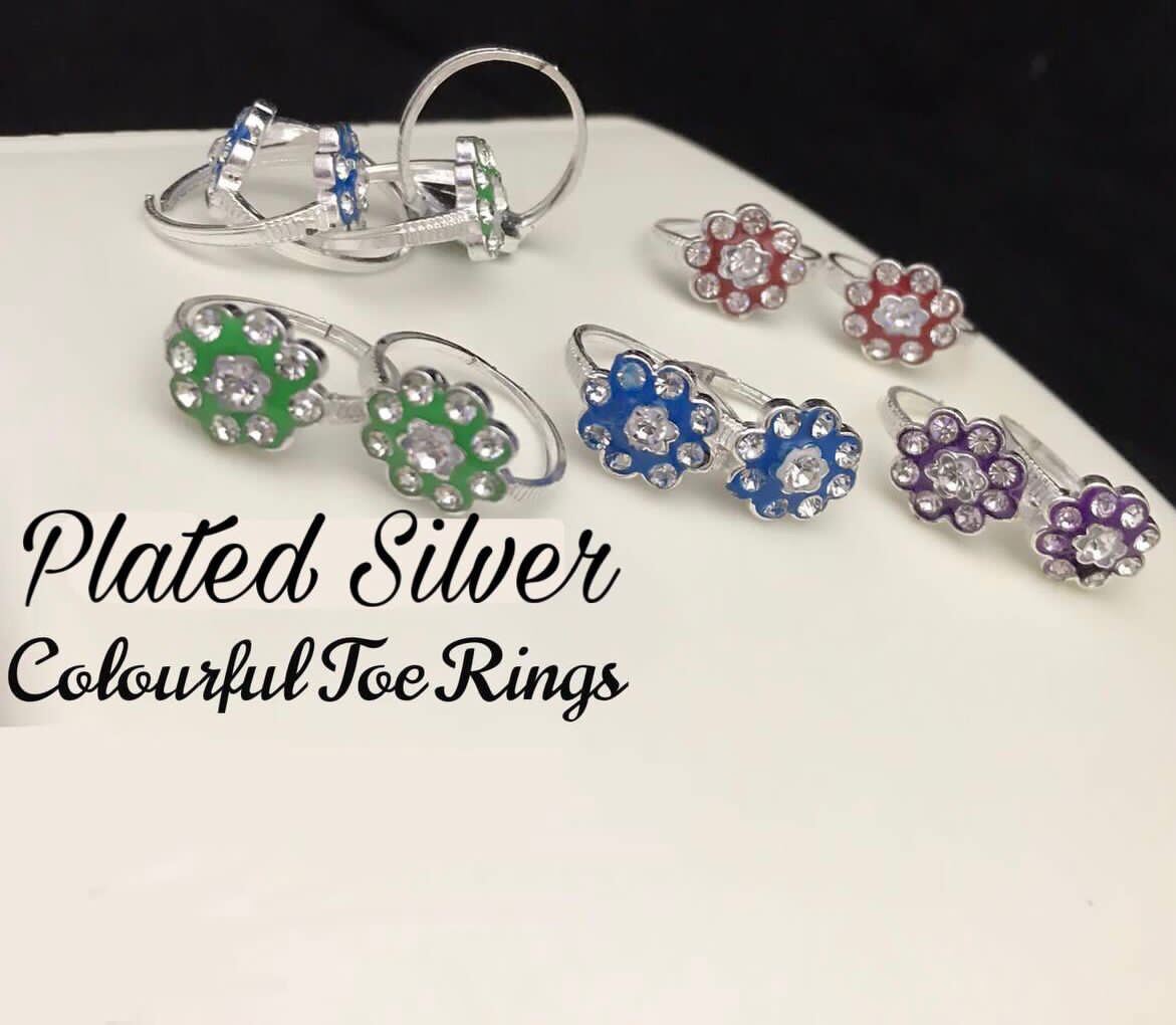 RoMaz Designers Colourful Metti (Toe Ring) | Lazada