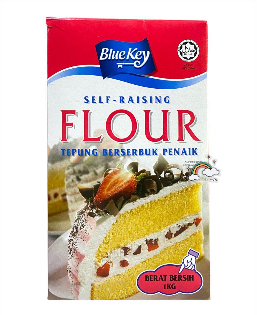 自发粉 Blue Key Self-Raising Flour (1kg) | Lazada