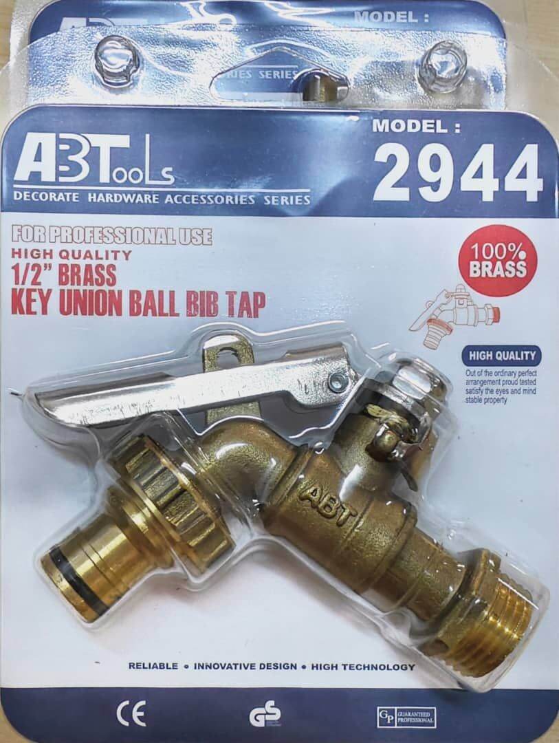 ABTOOLS 1/2'' BUATAN 🇲🇾 BRASS LOOSE KEY BIB TAP GARDEN TAP COPPER WATER ...