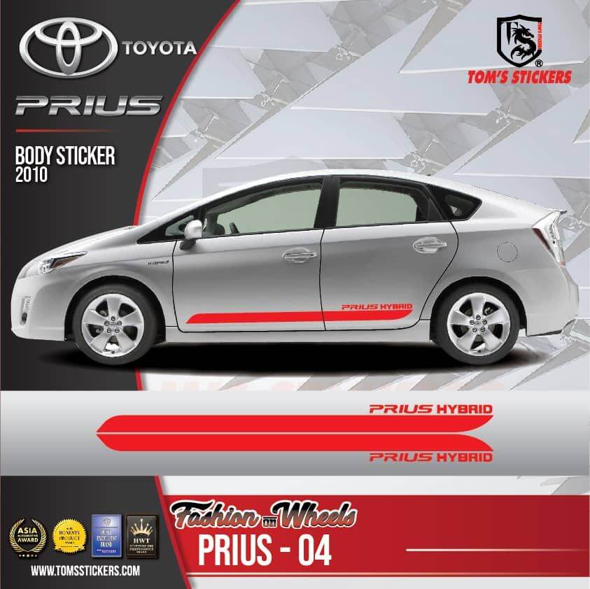 👍👍 TOYOTA PRIUS CAR BODY STICKER SET PRIUS - 04 | Lazada
