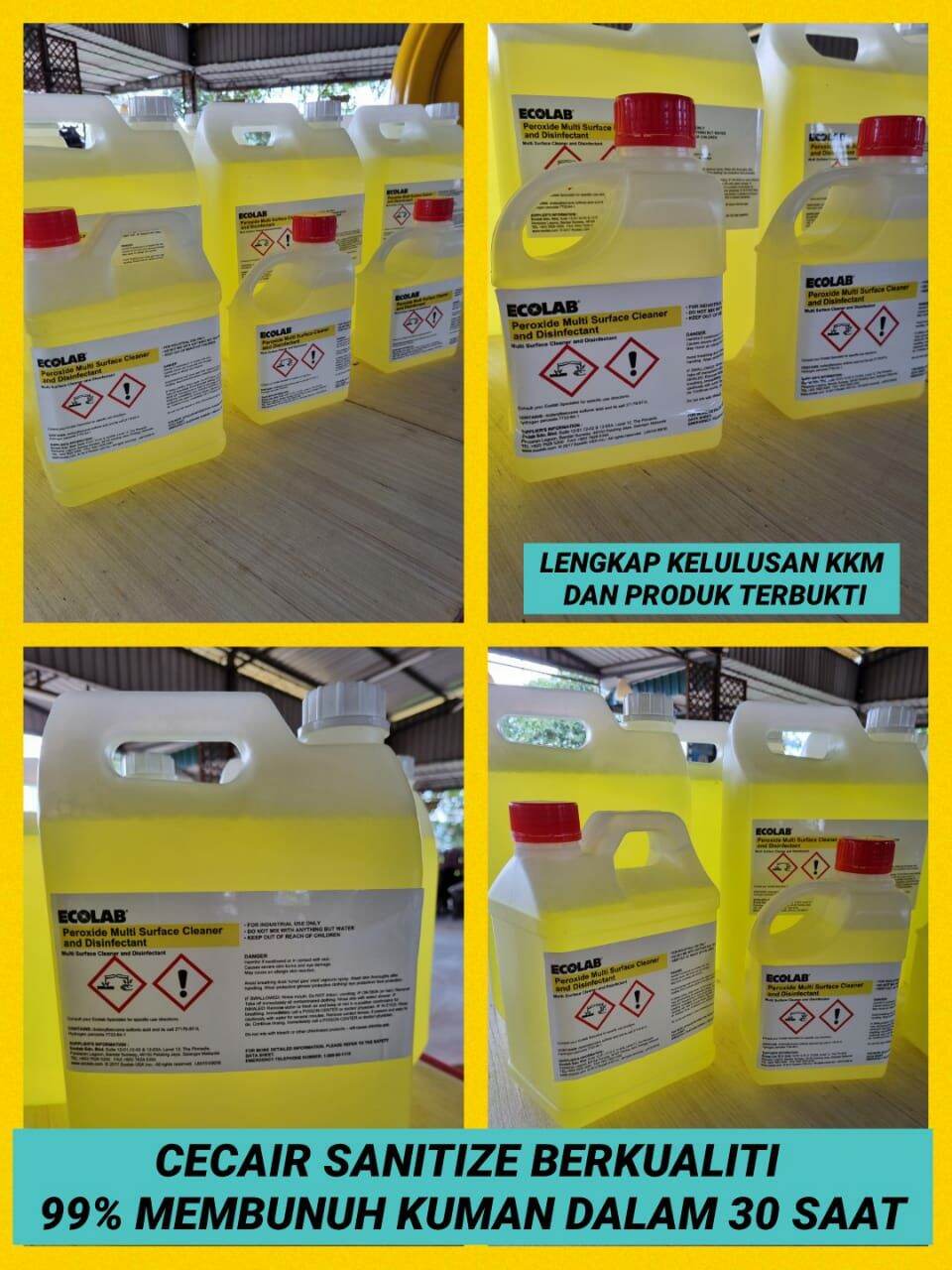 ECOLAB SANITIZER AND DISINFECTANT | Lazada