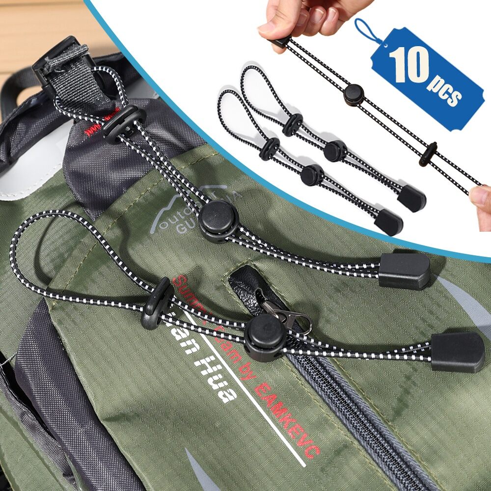 10pcs Outdoor Elastic Rope Buckle Trekking Pole Rope Buckle Sunshade ...
