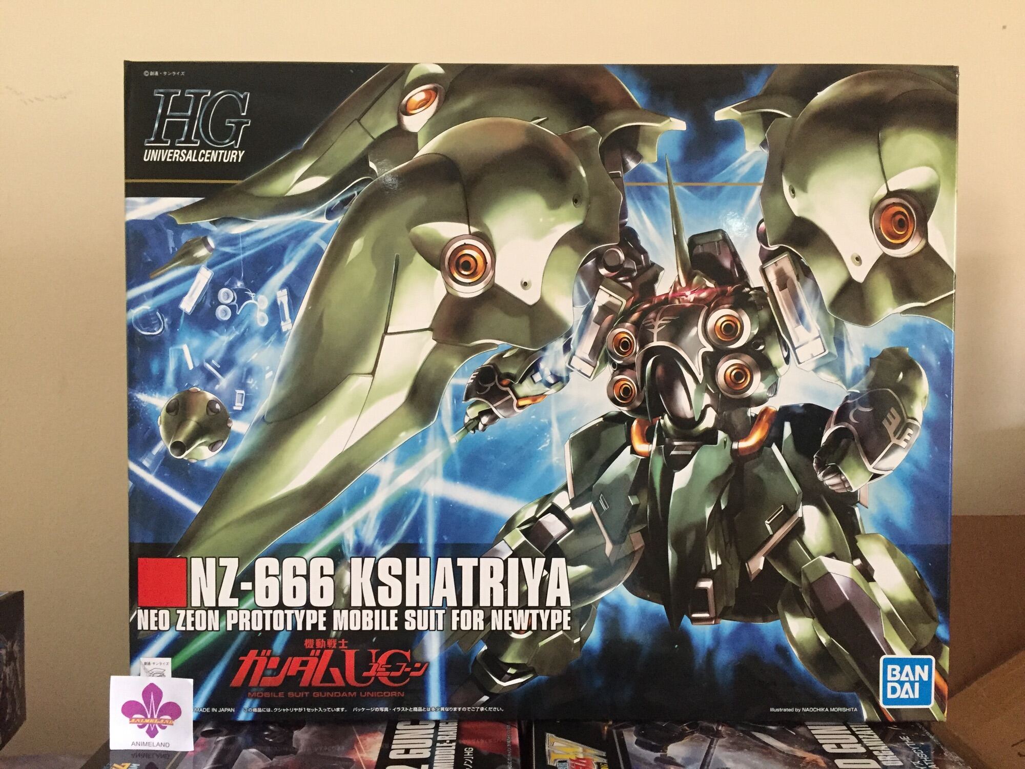 BANDAI NZ-666 Kshatriya (HGUC) HG 1/144 (Gundam Model Kits) | Lazada