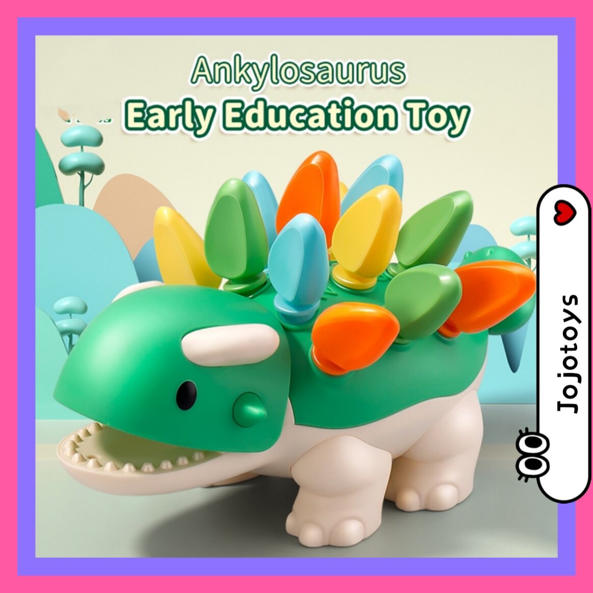 Spike the Fine Motor dinosaurs sensory color recognition sorting ...