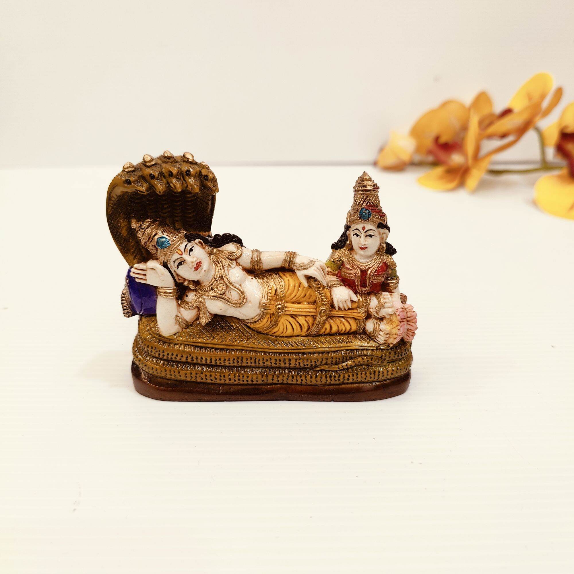 MMT TRADERS Vishnu Lakshmi Narayana Perumal Statue God Idol for Home ...