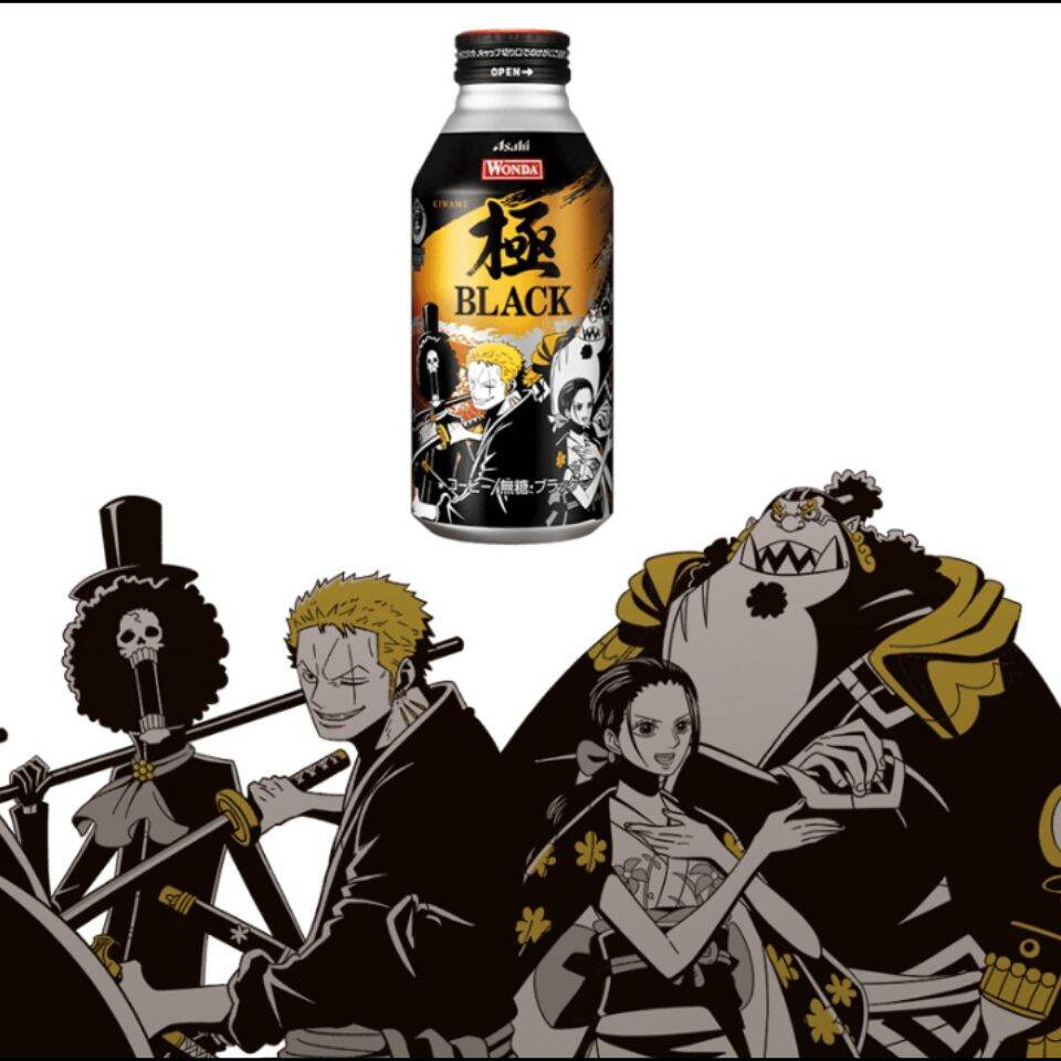 (DENT) Japan Asahi Wonda Co-Branded ONE PIECE Collectible Limited ...