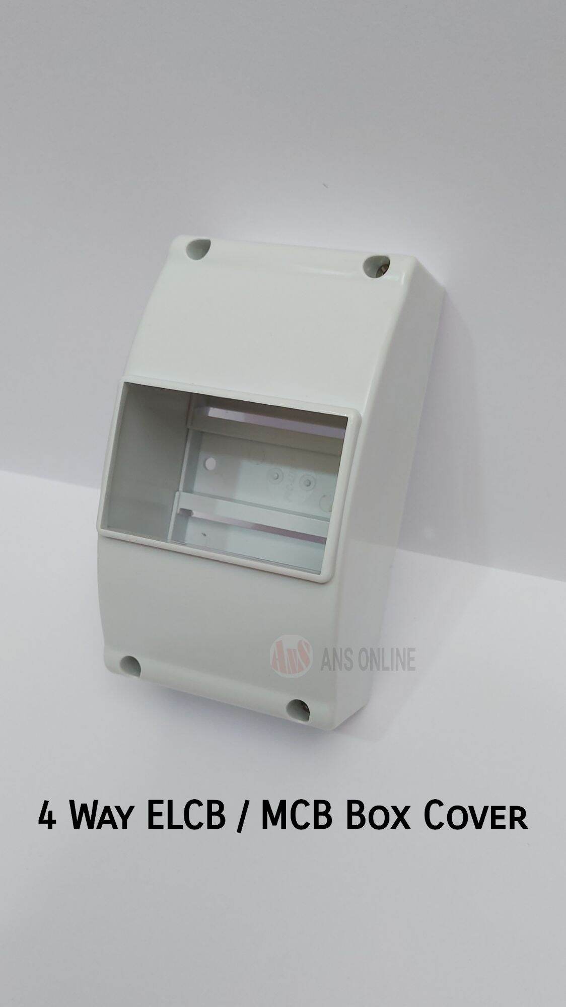 Pvc Link ABS 2 & 4 Way ELCB / MCB Box Cover White | Lazada