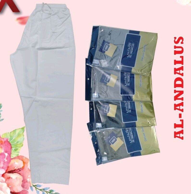 SELUAR HITAM/PUTIH UMRAH & HAJI / SELUAR AL-ANDALUS/AL HERA - UNISEX ...