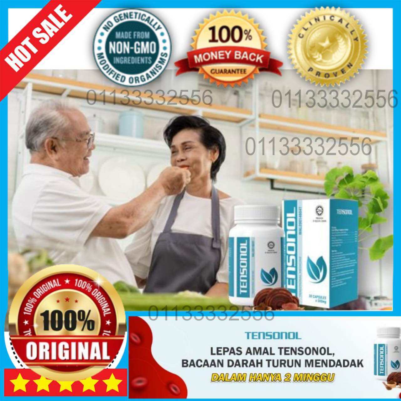 💯 ORIGINAL TENSONOL FOR ENERGY | Lazada