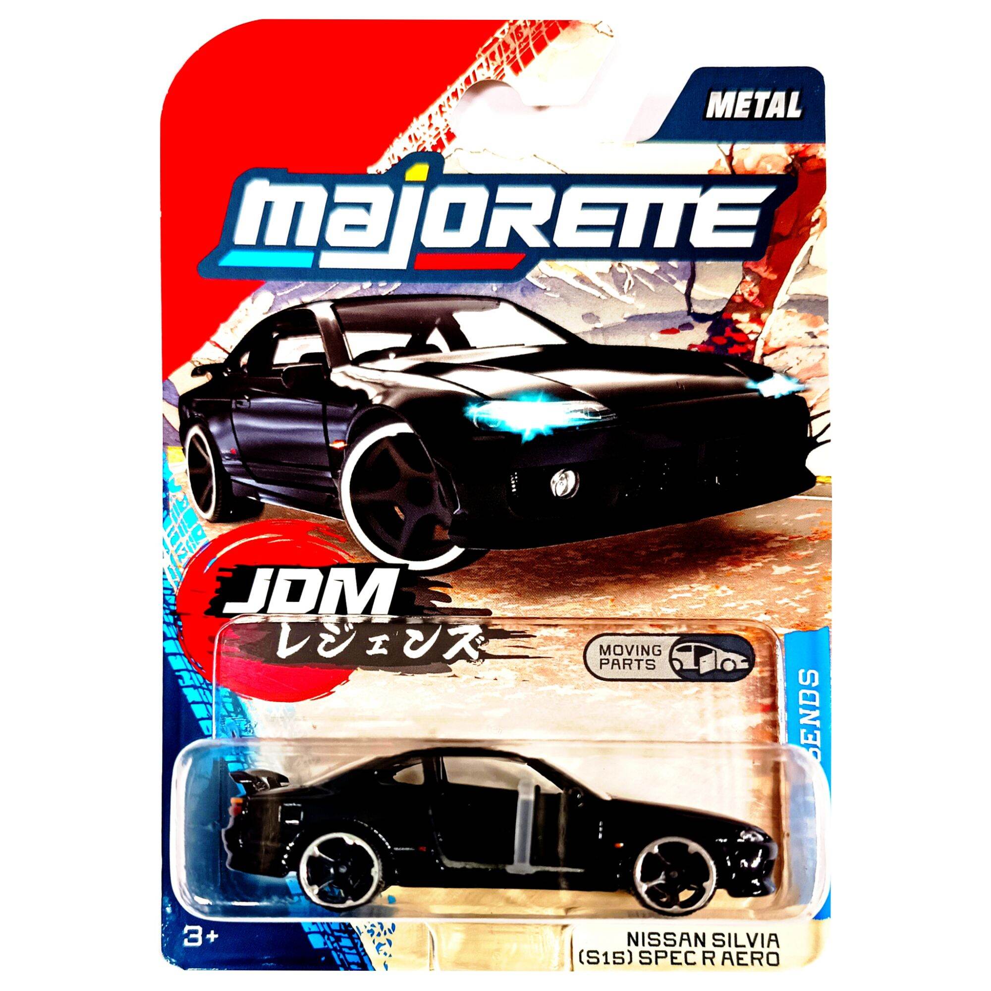 Majorette JDM Legends Premium Nissan Skyline GT-R R34 Silvia S15 Spec R ...