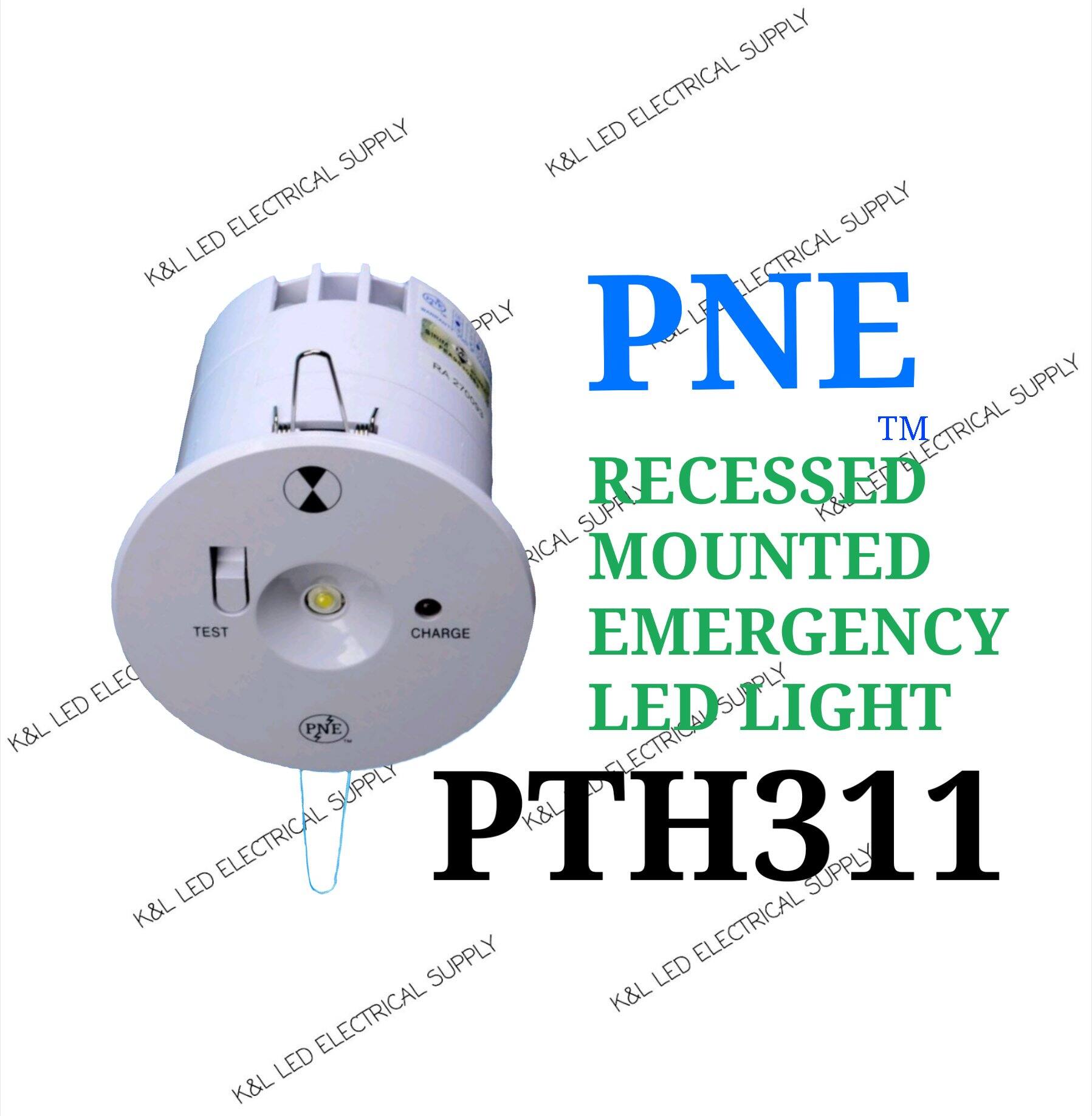 PNE PTH311 SELF CONTAINED RECESSED CEILING LED EMERGENCY LIGHT ...