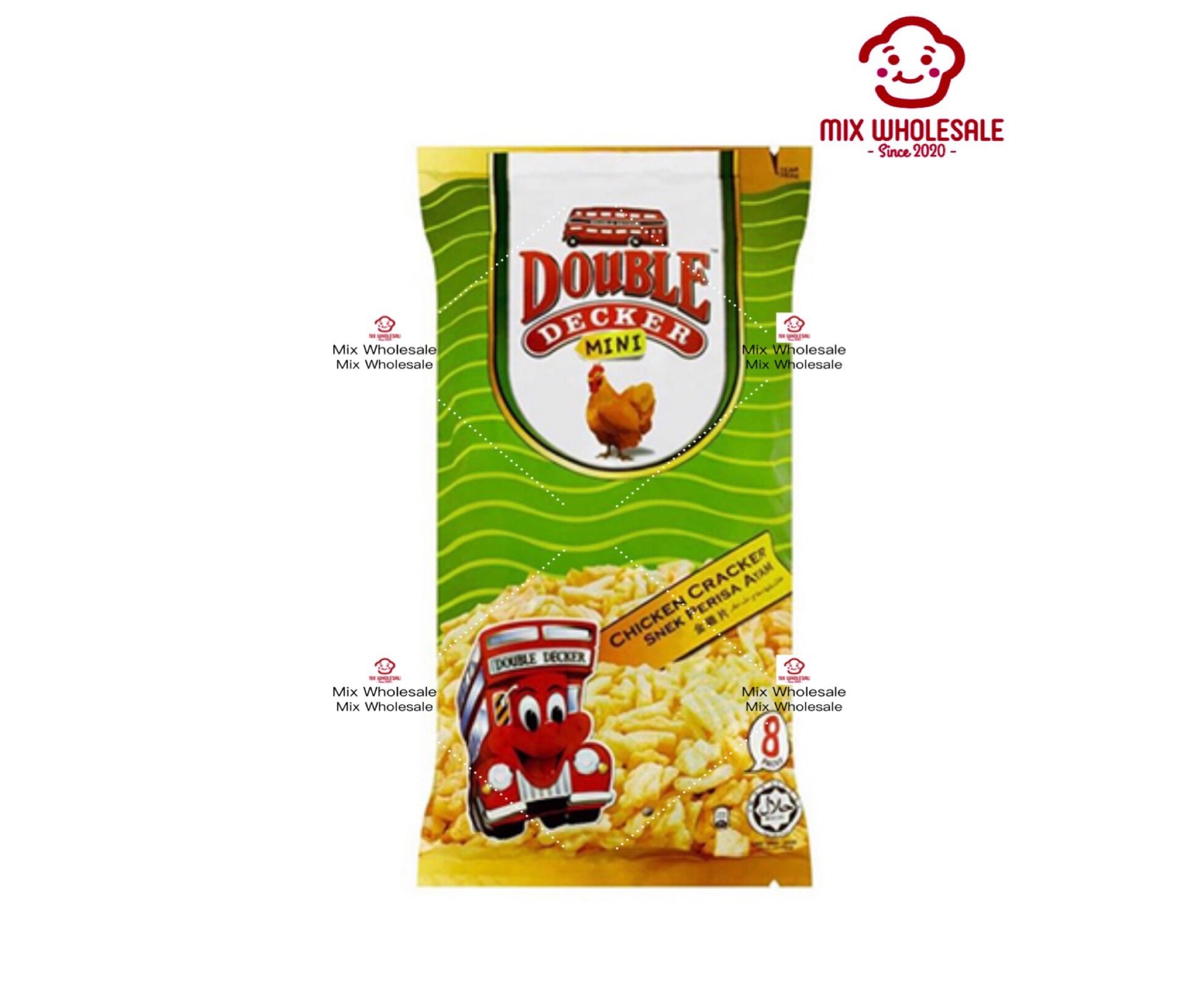 Double Decker Prawn / Cheese / Chicken Cracker Snacks (15g x 30's) | Lazada