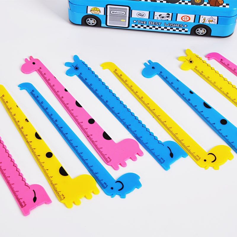 (10pcs)Cartoon Kids Animal Ruler 15cm Pembaris comel kanak-kanak Borong ...