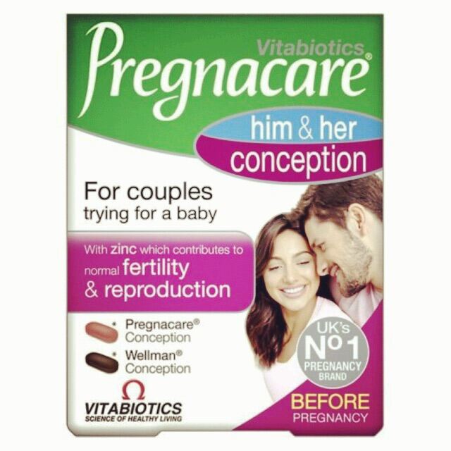 [READYSTOCK] Vitabiotics Pregnacare Him and Her Conception - 60 Tablets ...
