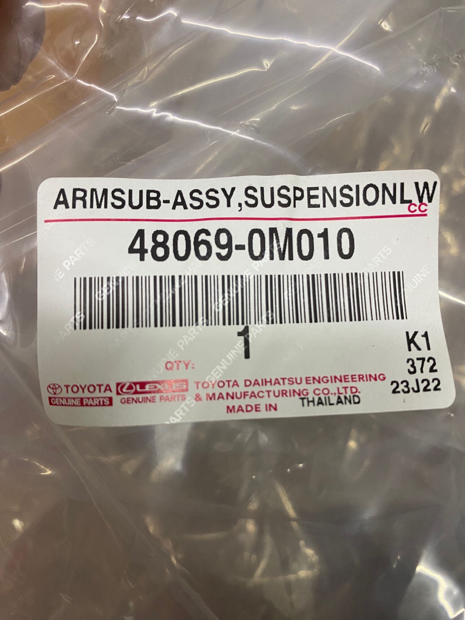 ORIGINAL TOYOTA WISH SEPET ZNE10 ANE11 ZGE20 ZGE22 (2003-2019) ALTIS ...