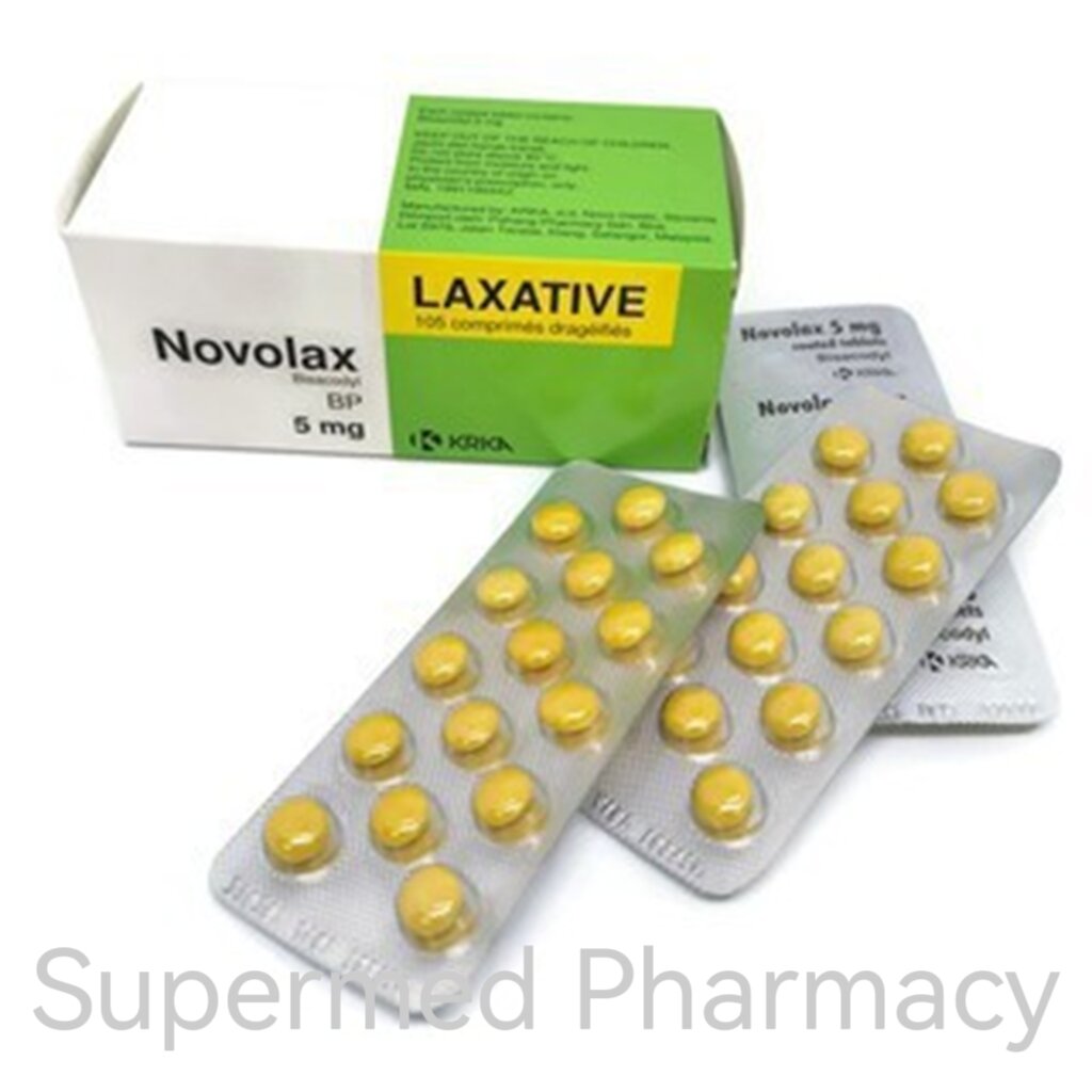 Novolax Bisacodyl 5mg Coated Tablet (Laxative) 1 x 15's | Lazada