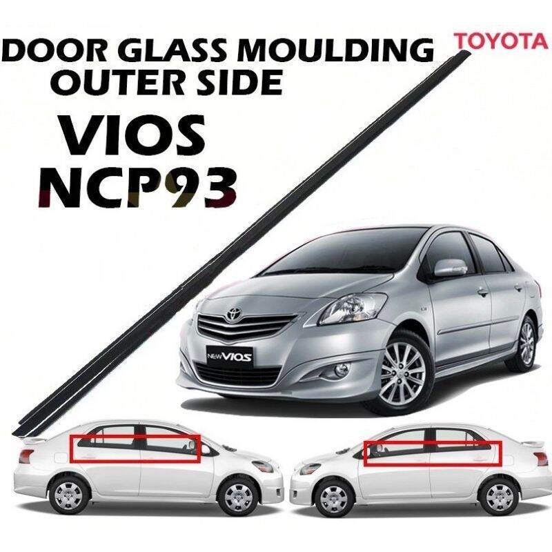 TOYOTA NCP93 VIOS 2007-10 WEATHERSTRIP WINDOW SEAL MOULDING TRIM SEAL ...