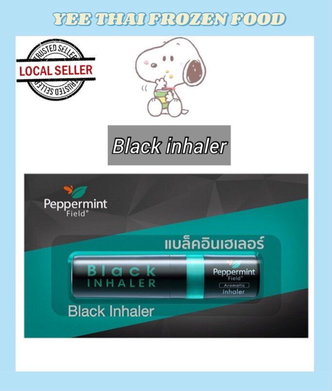 Black Inhaler Peppermint Field 2 in 1 Nasal Decongestant-1pcs | Lazada