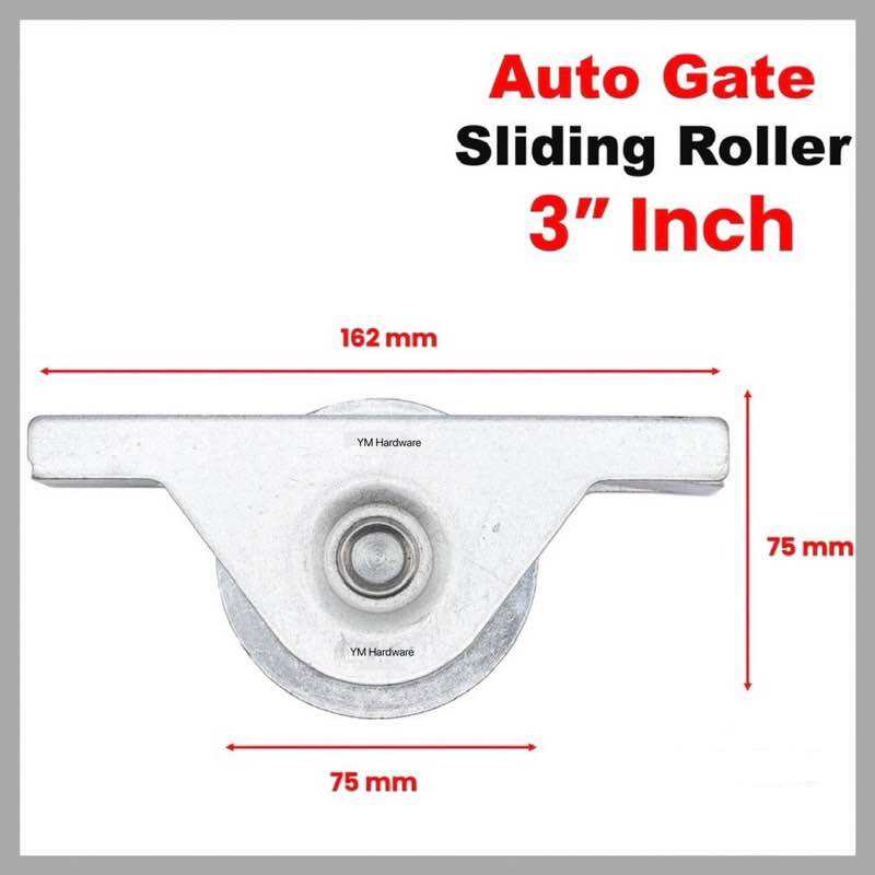 Heavy Duty Sliding Gate Roller 3Inch / 4Inch(75MM X 18MM) V Shape AUTO ...