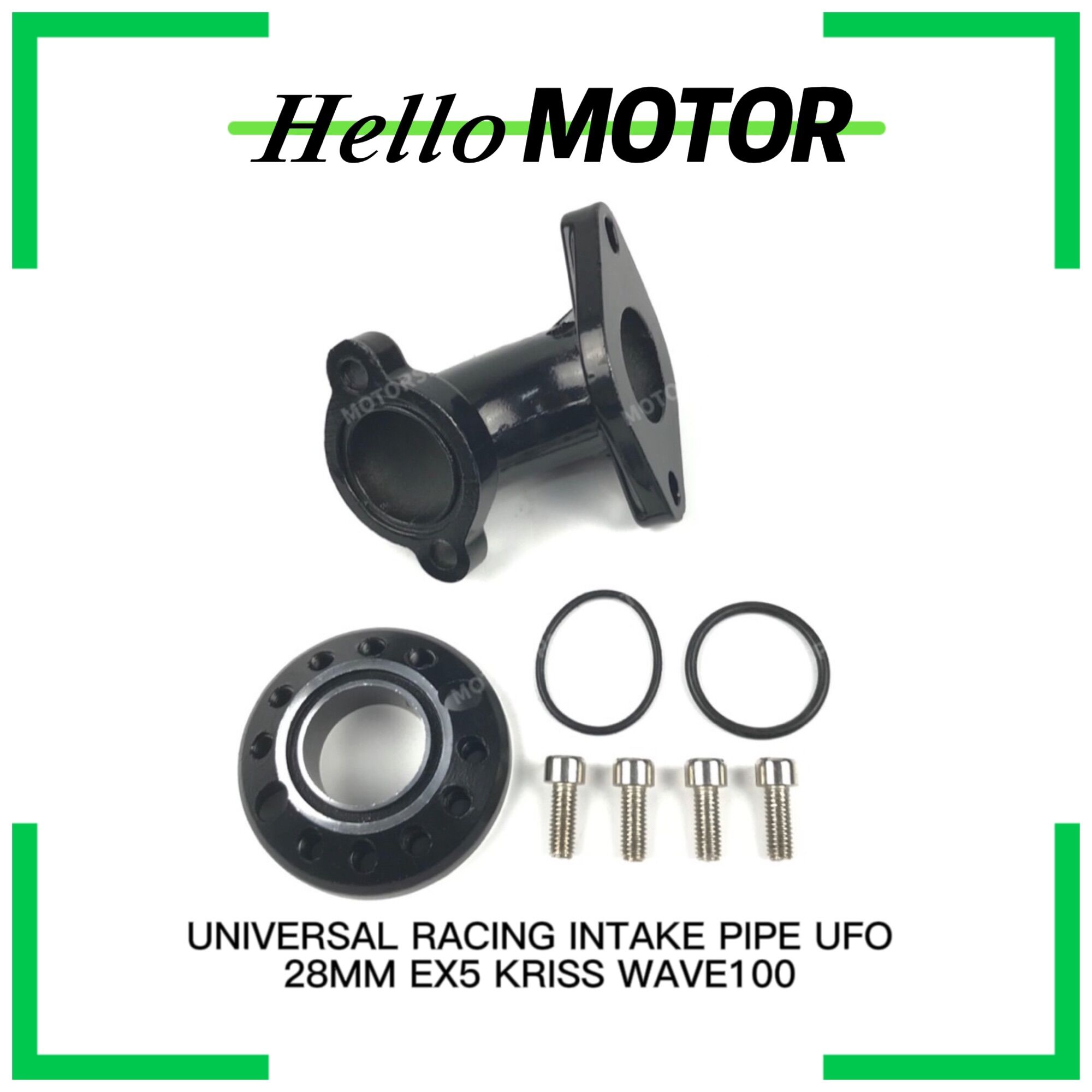 🔥🔥🔥 UNIVERSAL RACING INTAKE PIPE UFO 28MM EX5 KRISS WAVE100 (MOTOPOWER ...
