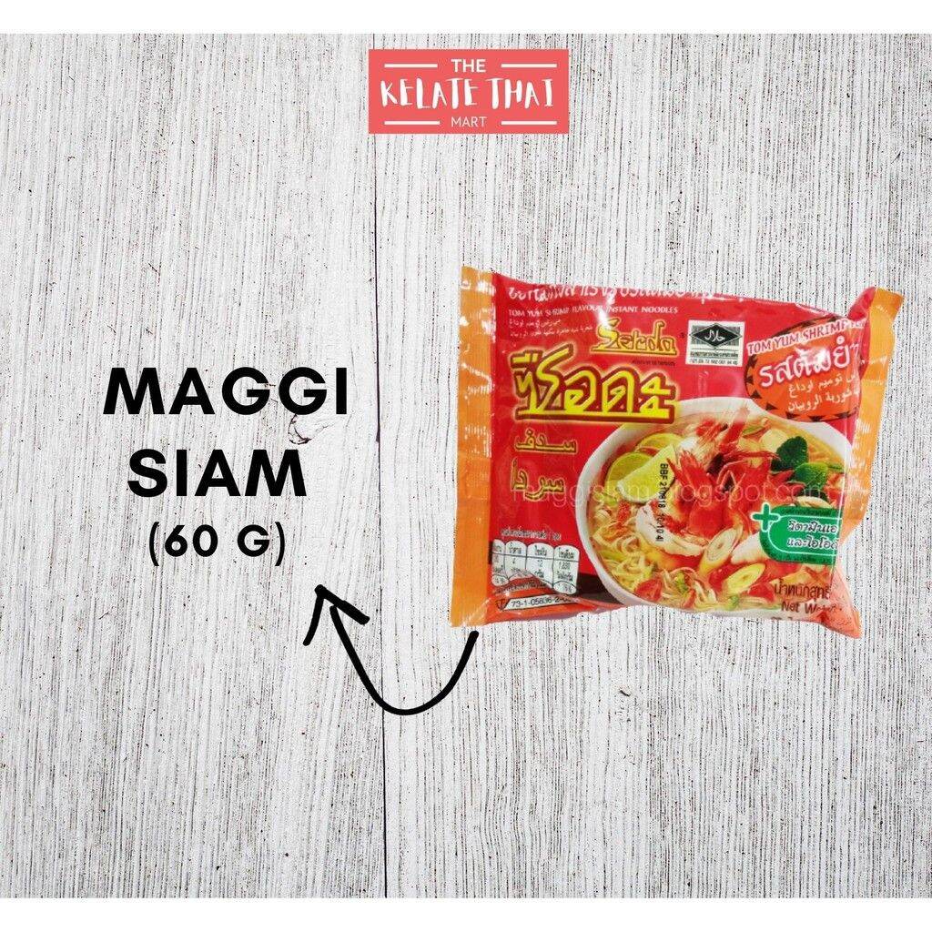 Meggi Siam Serda (Merah/Biru/Oren/Hijau) | Lazada