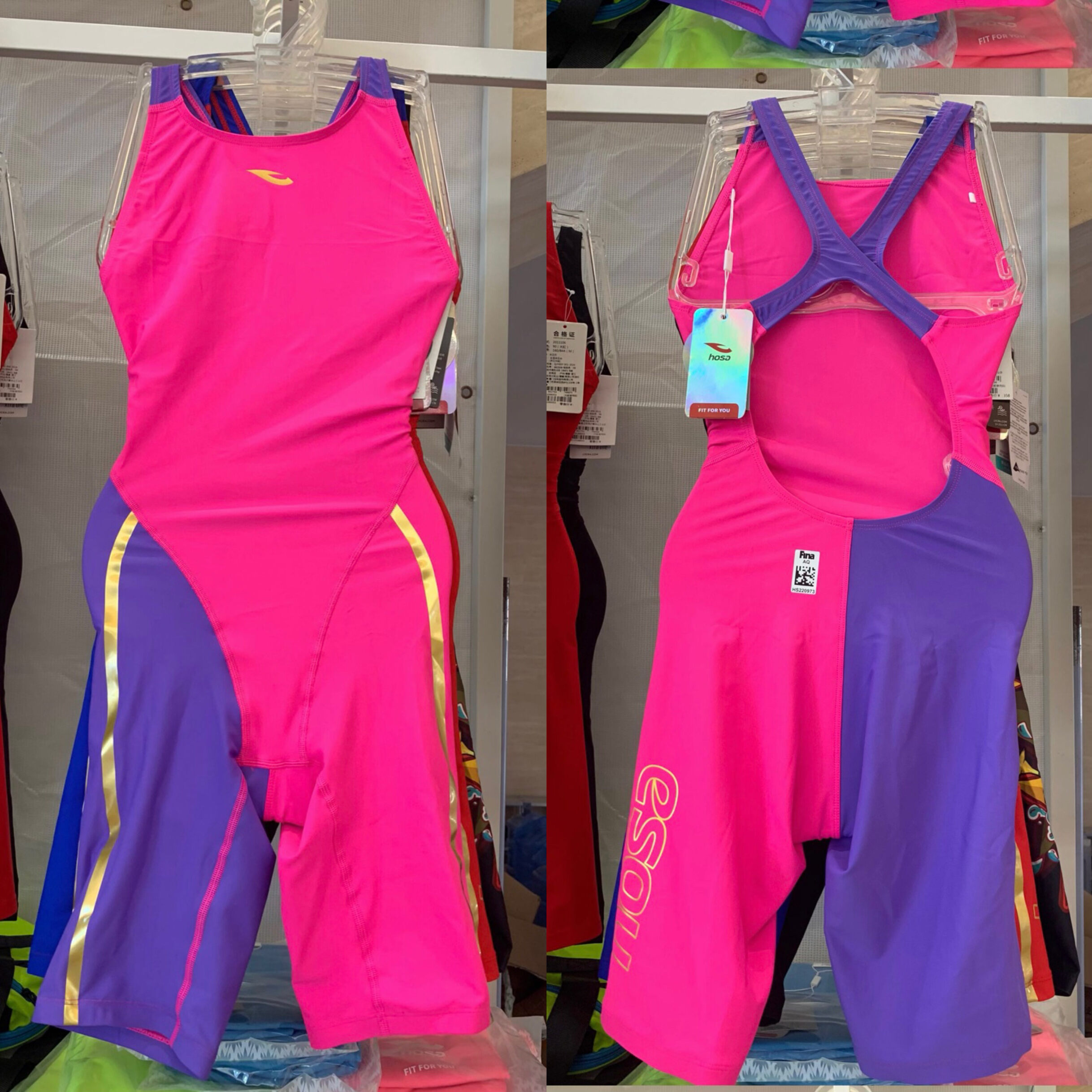 Hosa FINA Certified Professional Training One-Piece Swimsuit for Girls ...
