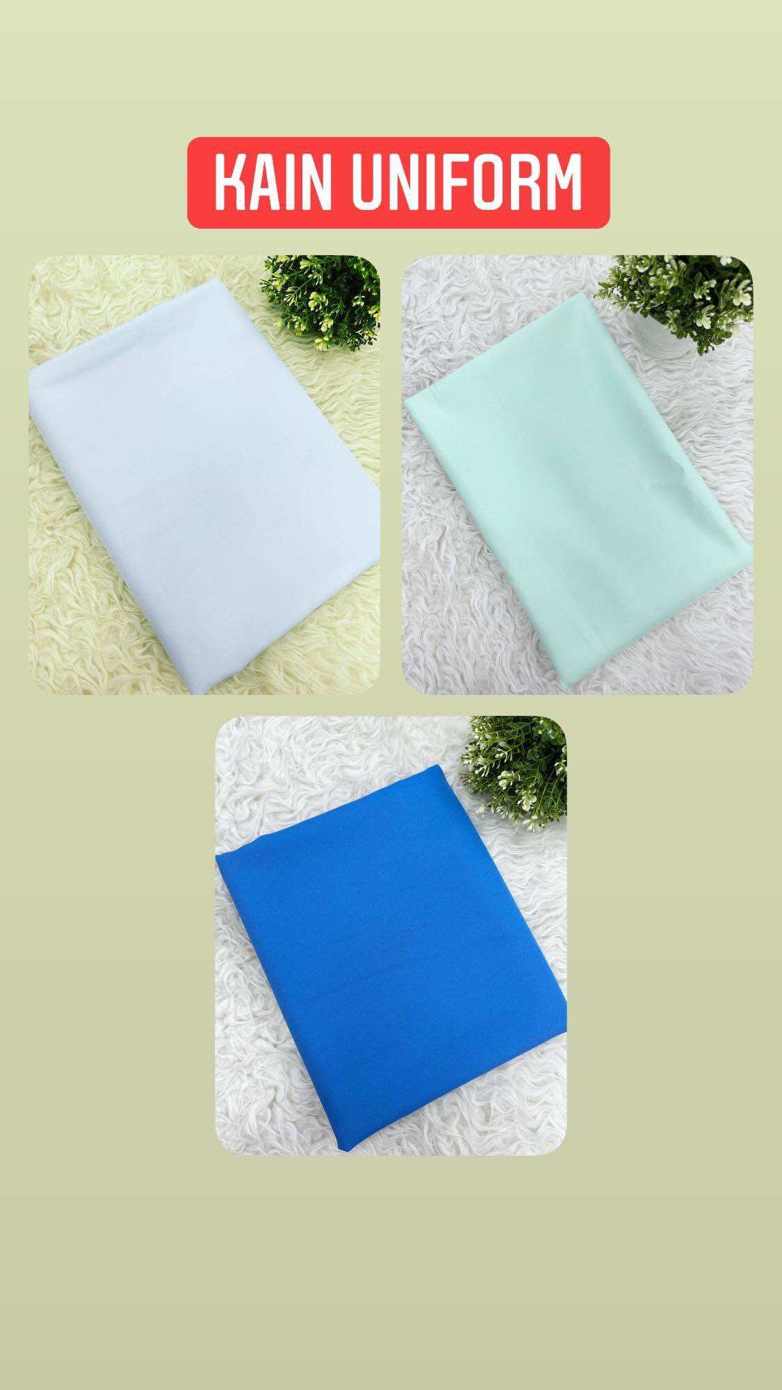 Kain Uniform ( 2 Meter ) | Lazada