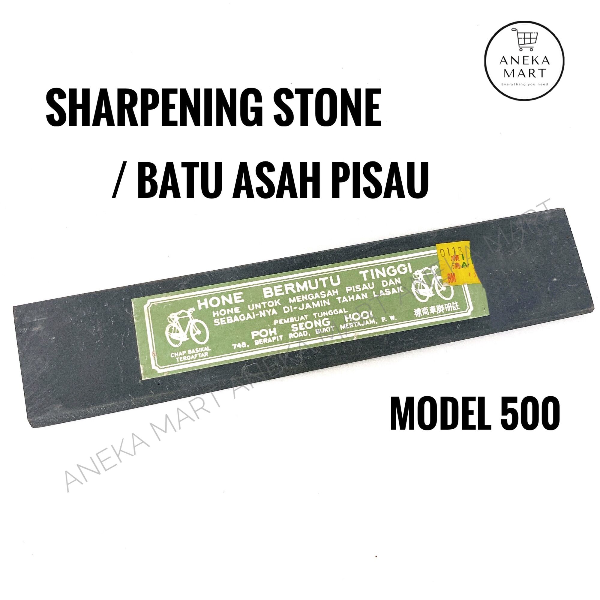 Cap Basikal Batu Pengasah Pisau/ Batu Asah Toreh Getah/ Sharpening ...