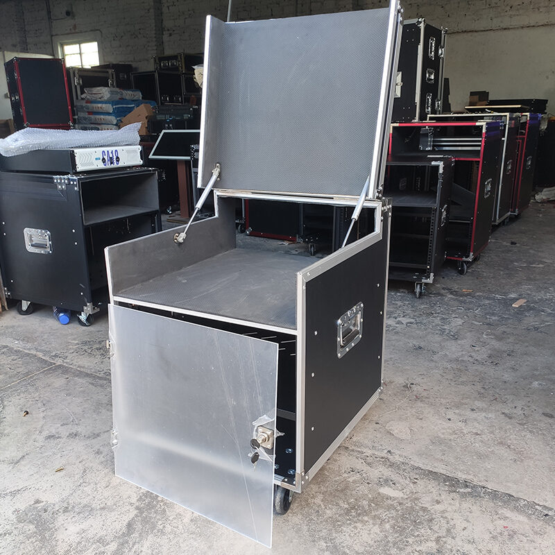 12u16u Professional Amplifier Cabinet VOD Hydraulic Open Upper Cover ...