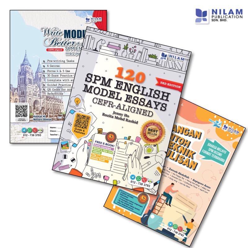 120 SPM English Model Essays CEFR-aligned Dan Karangan Contoh ( Nilam ...