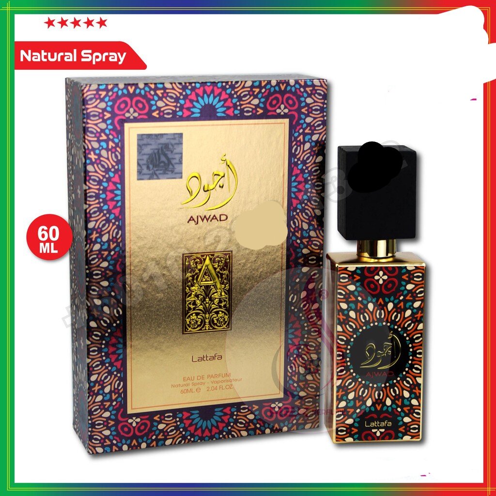 Ajwad Eau De Natural spray perfume 60ml | Lazada