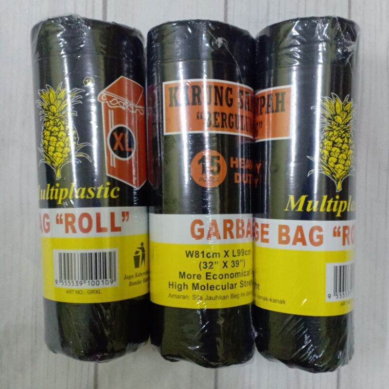 PLASTIK SAMPAH / KARUNG SAMPAH GULUNG / GARBAGE BAG ROLL S, M, L | Lazada